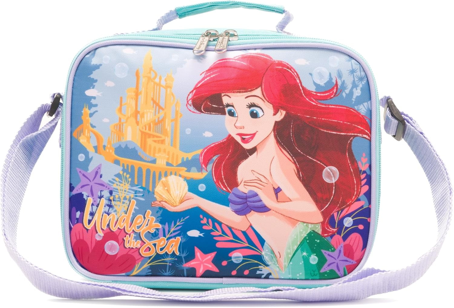 The Little Mermaid Insulated Lunch Box with Adjustable Shoulder Straps ...
