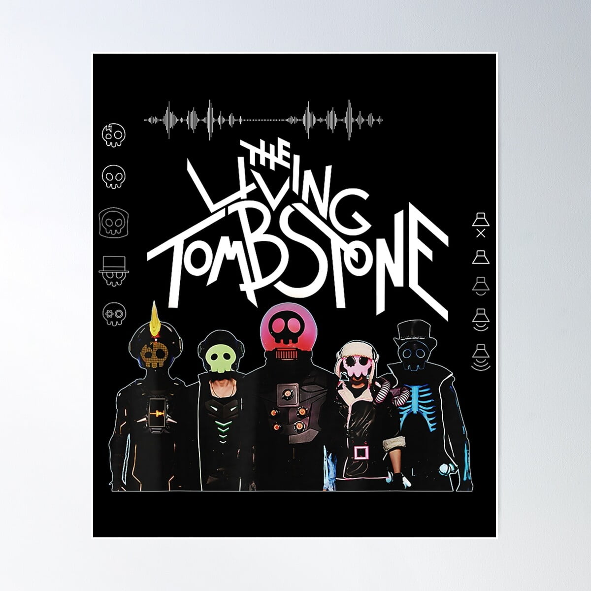 The Living Tombstone Â€“ Tombstone Group Poster Wall Art, Modern Wall ...