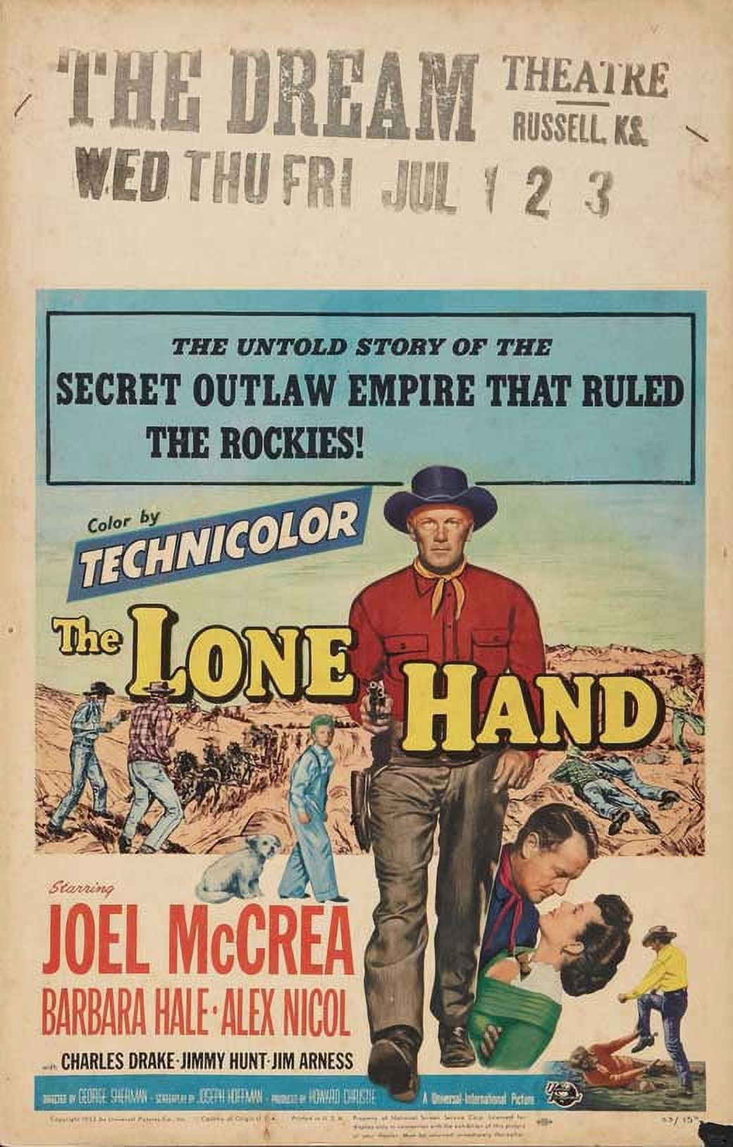 The Lone Hand Texan - movie POSTER (Style A) (27" x 40") (1947 ...