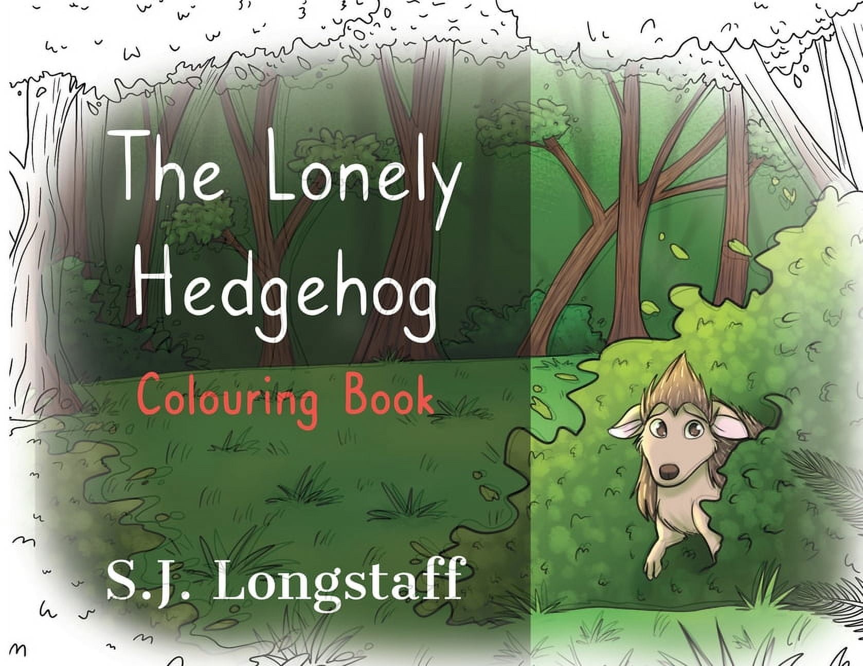 The Lonely Hedgehog Coloring Book (Paperback) - Walmart.com