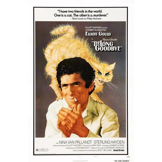 The Long Goodbye Us Poster Art Elliott Gould 1973 Movie Poster ...