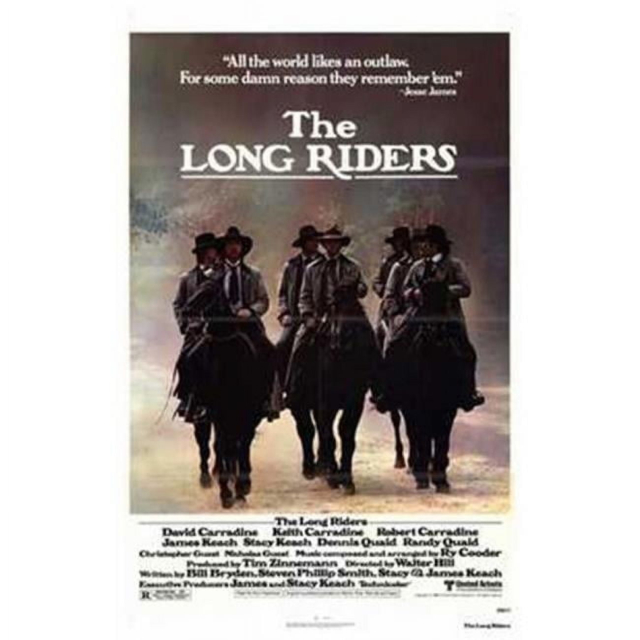 The Long Riders Movie Poster - 11 x 17 in. - Walmart.com