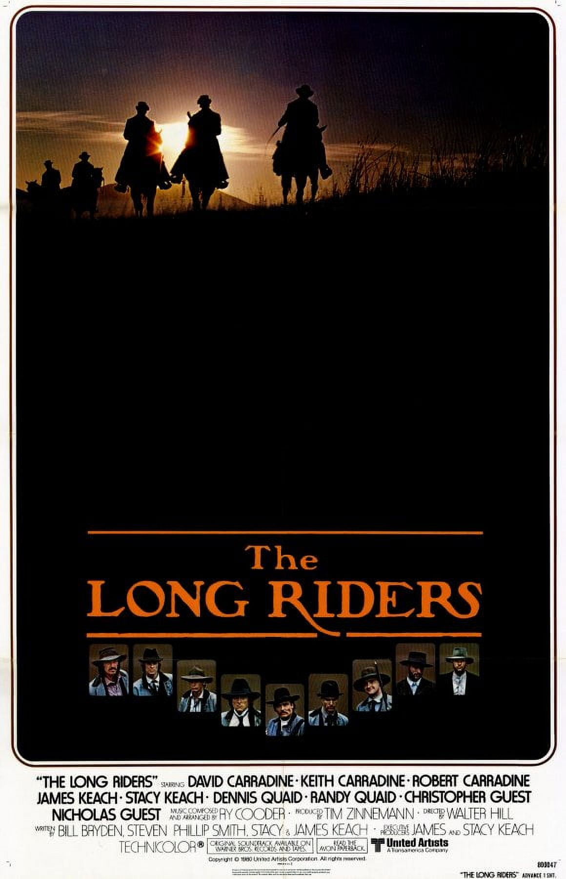 The Long Riders - movie POSTER (Style B) (11" x 17") (1980) - Walmart.com
