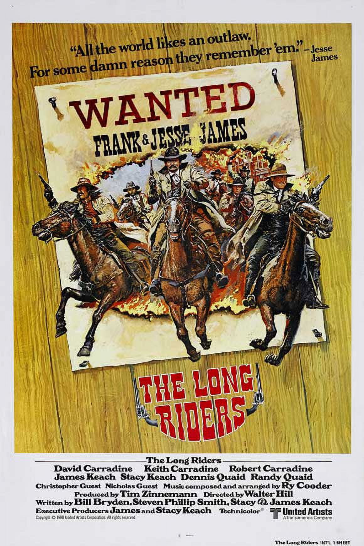 The Long Riders - movie POSTER (Style C) (27" x 40") (1980) - Walmart.com