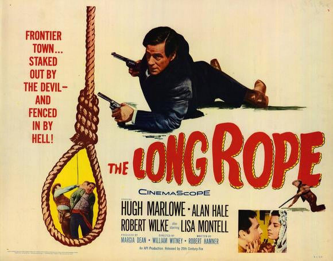 The Long Rope - movie POSTER (Half Sheet Style A) (22" x 28") (1961 ...