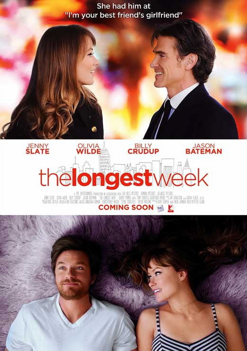 The Longest Week - Movie Poster (Style A) (11" x 17 ") (2014) - Walmart.com