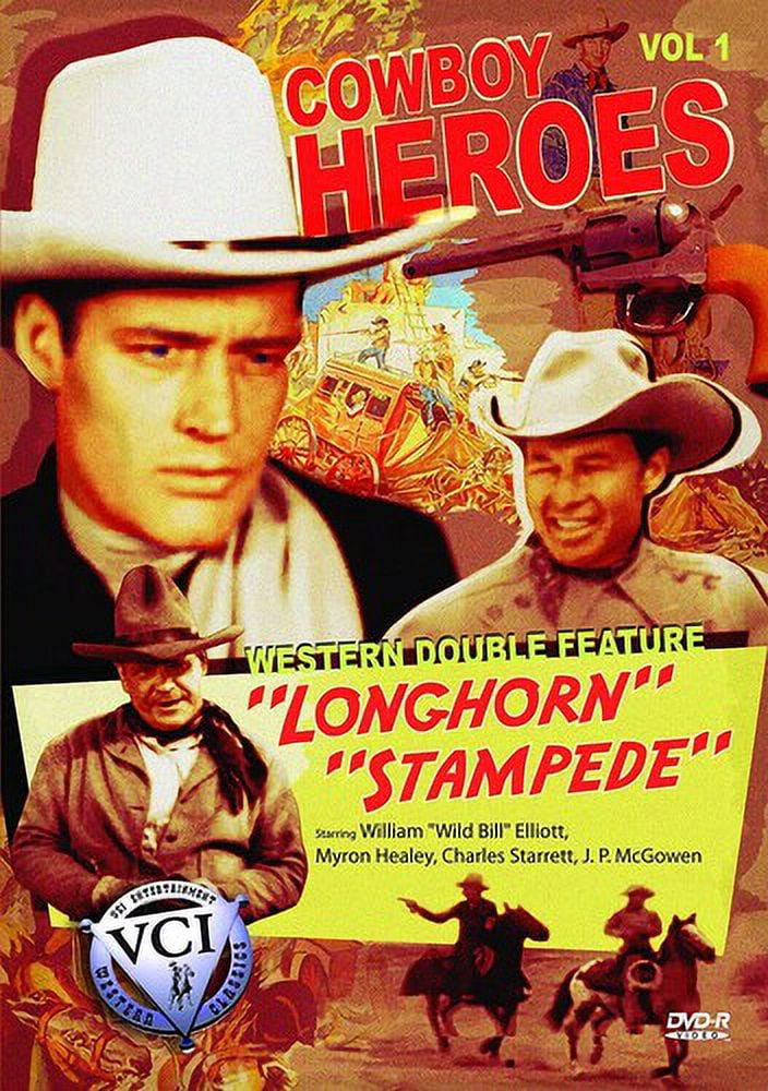 The Longhorn / Stampede (Cowboy Heroes Western Double Feature Volume 1 ...
