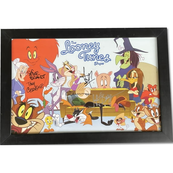 The Looney Tunes Signed Cast 11x17 Photo Spike Brandt, Tony Cervone, +3 ...