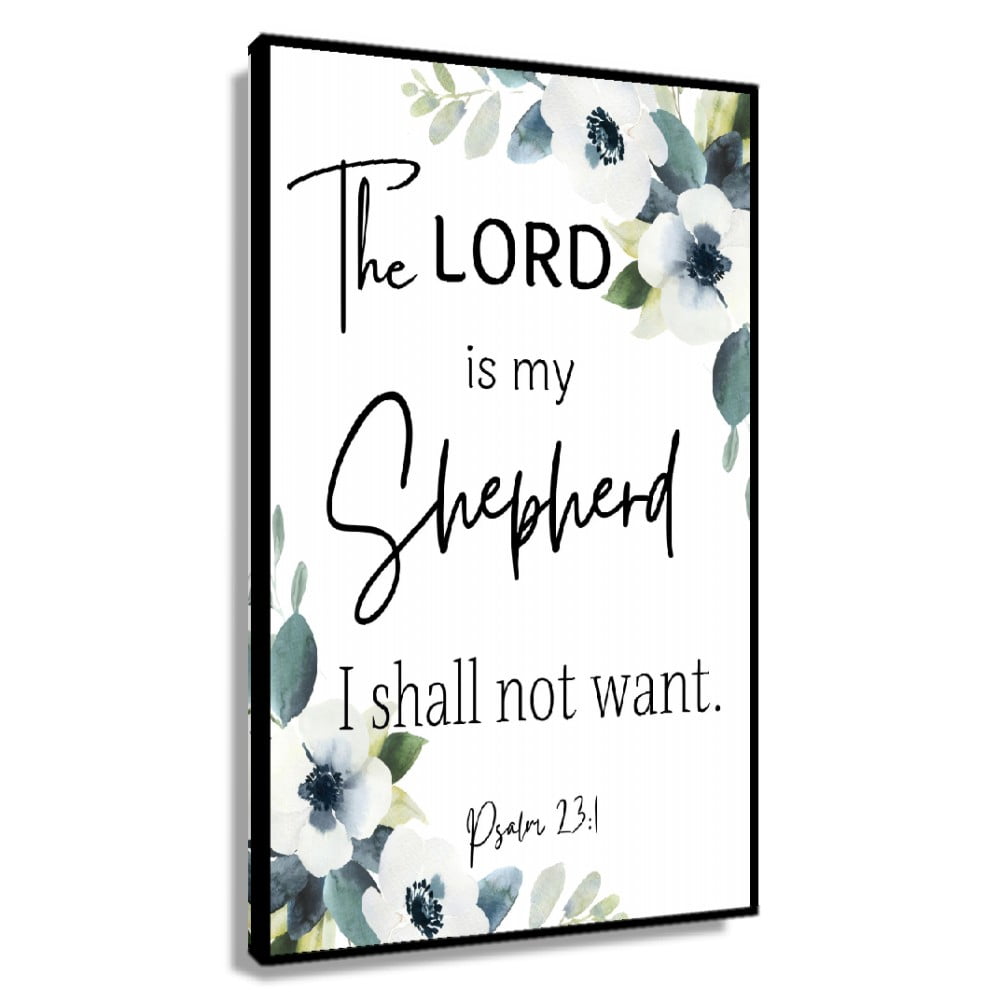 The Lord Is My Shepherd Print Psalm 231 Print Christian Printable Art ...