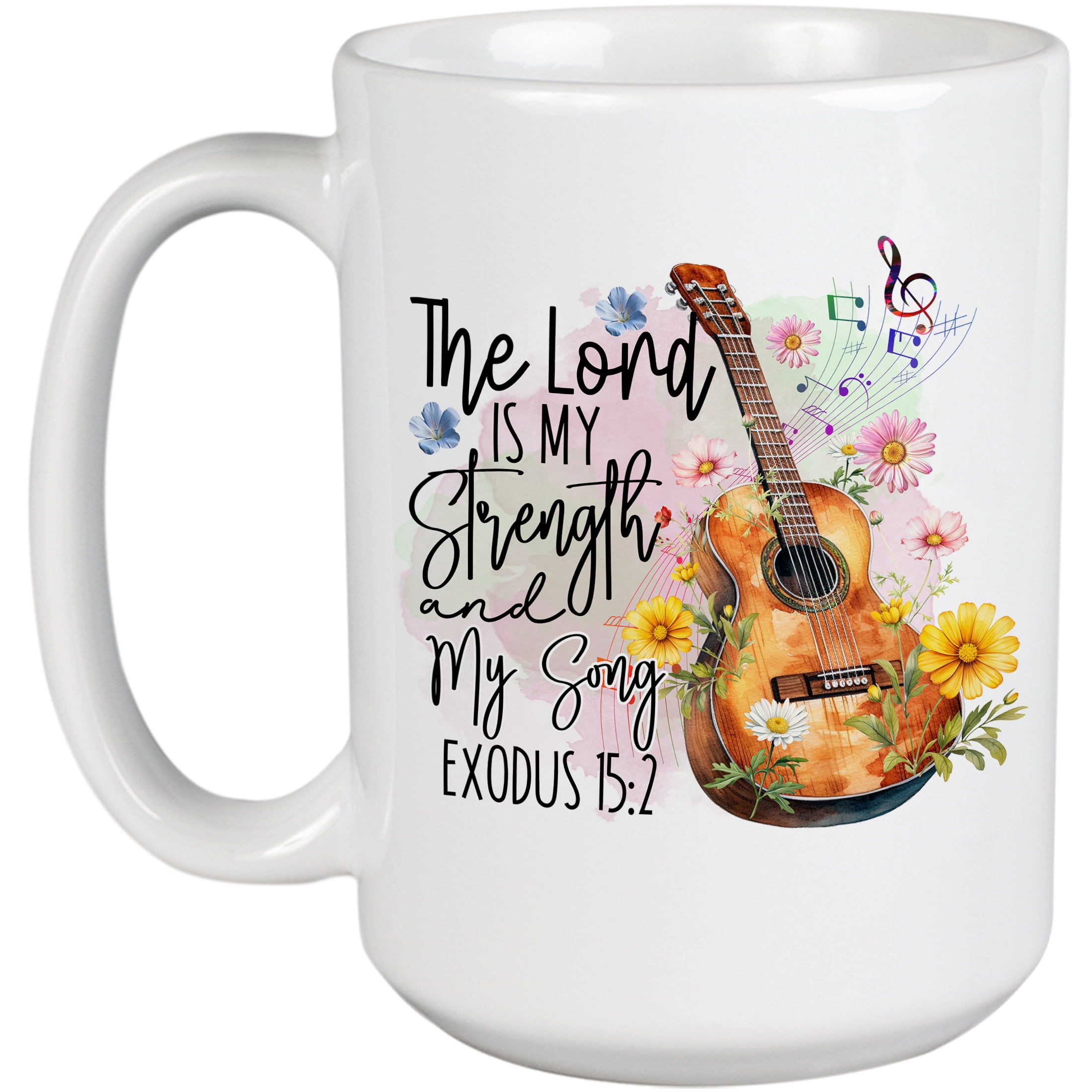 The Lord Is My Strength and My Song Exodus 15 2 Bible Verse with Guitar ...