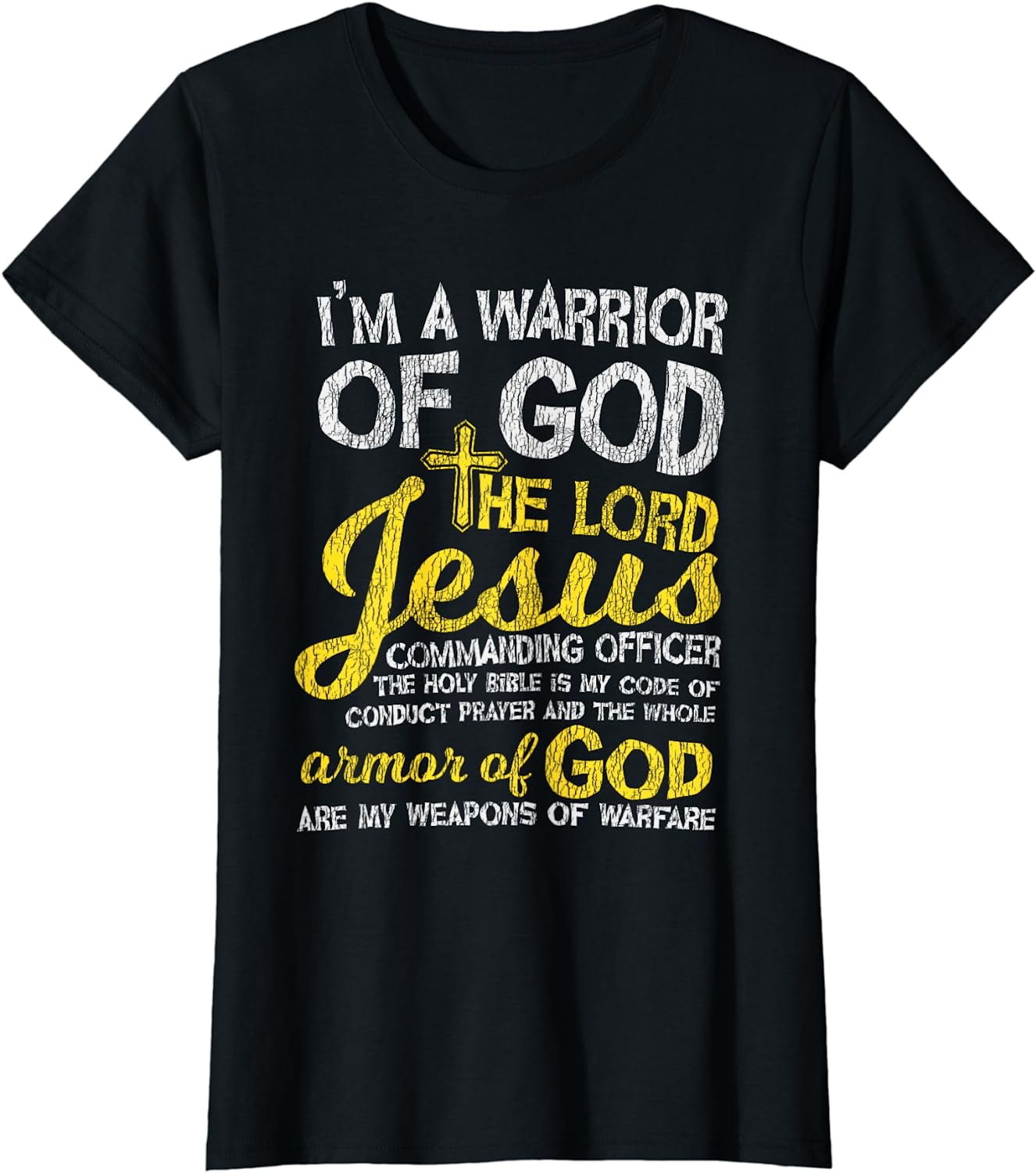 The Lord Jesus Armor Of God Cross Faith Christian Bible Gift T-Shirt ...