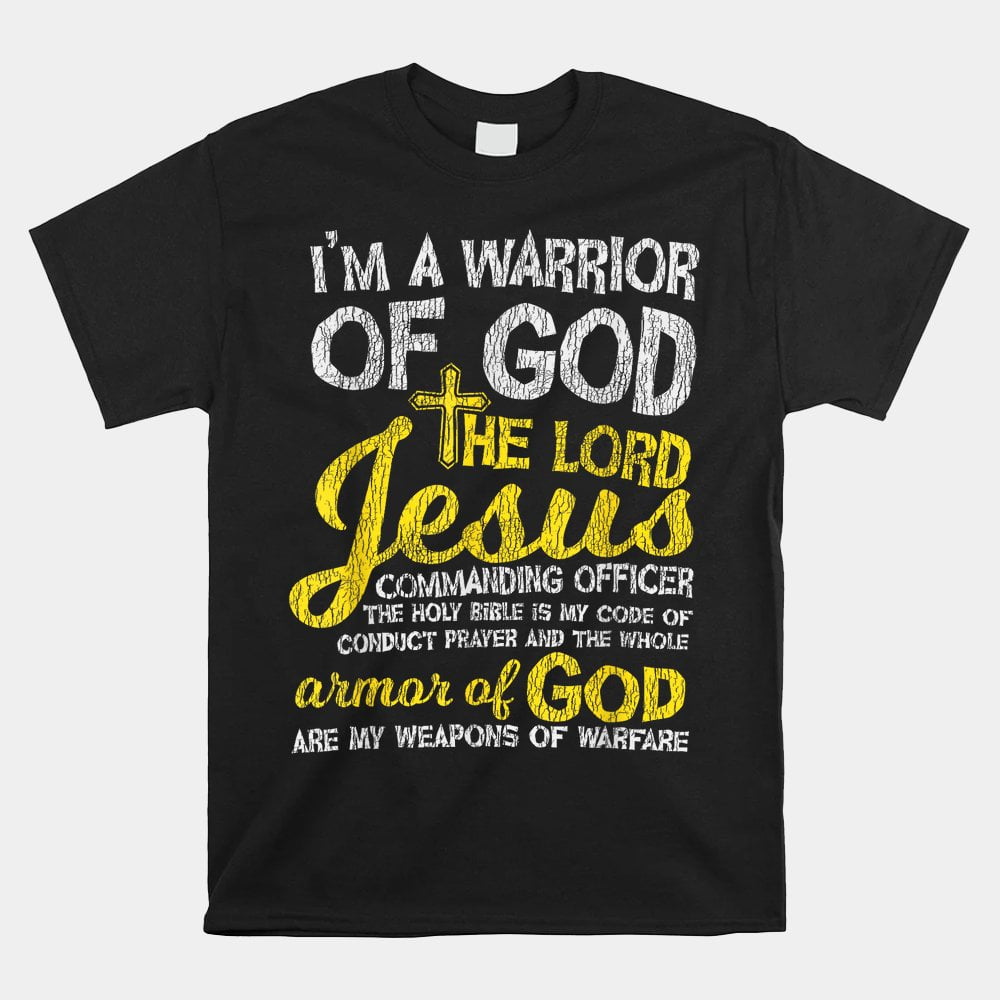 The Lord Jesus Armor Of God Cross Faith Christian Bible Shirt - Walmart.com