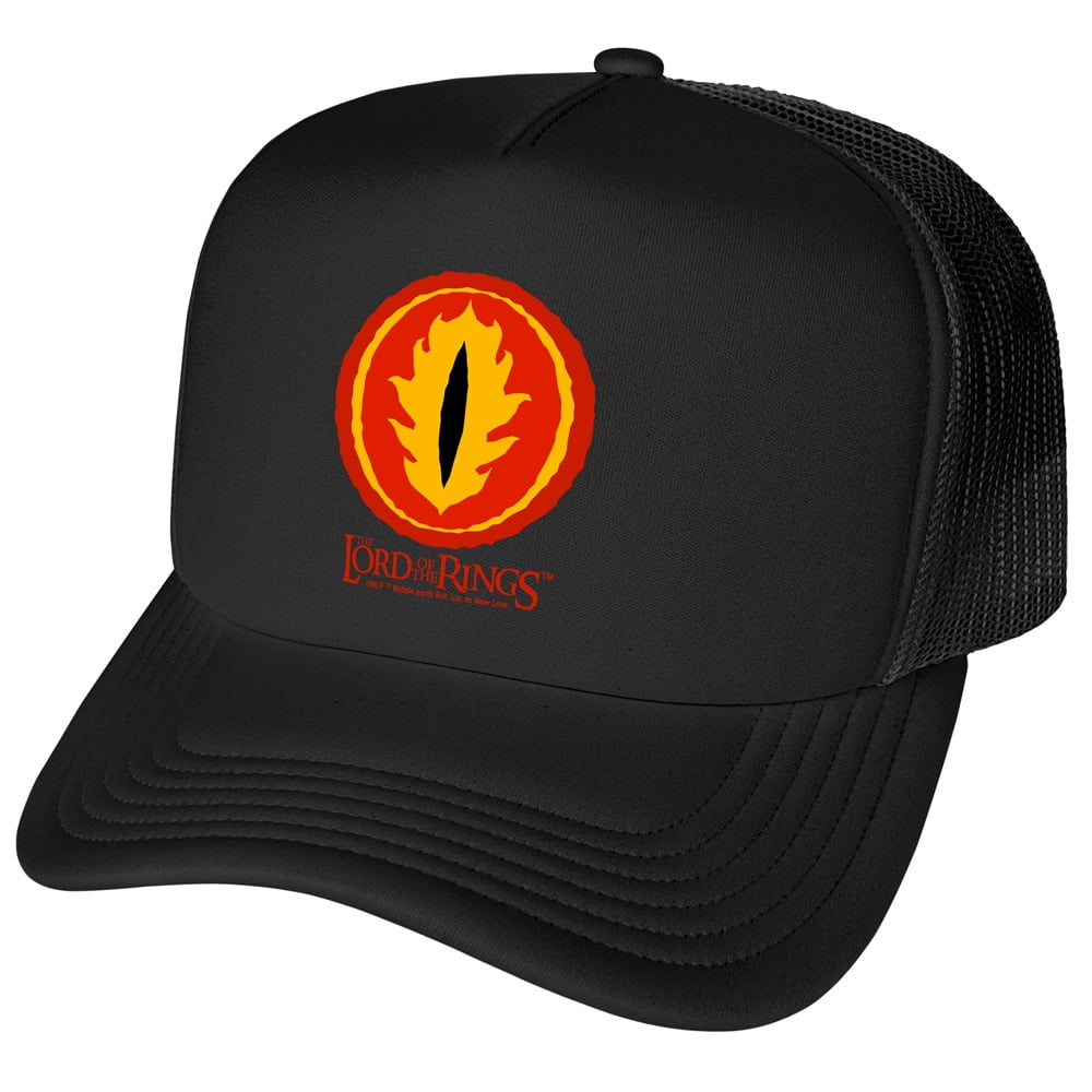 The Lord Of The Rings Eye Of Sauron Foam Snapback Trucker Hat - Unisex ...