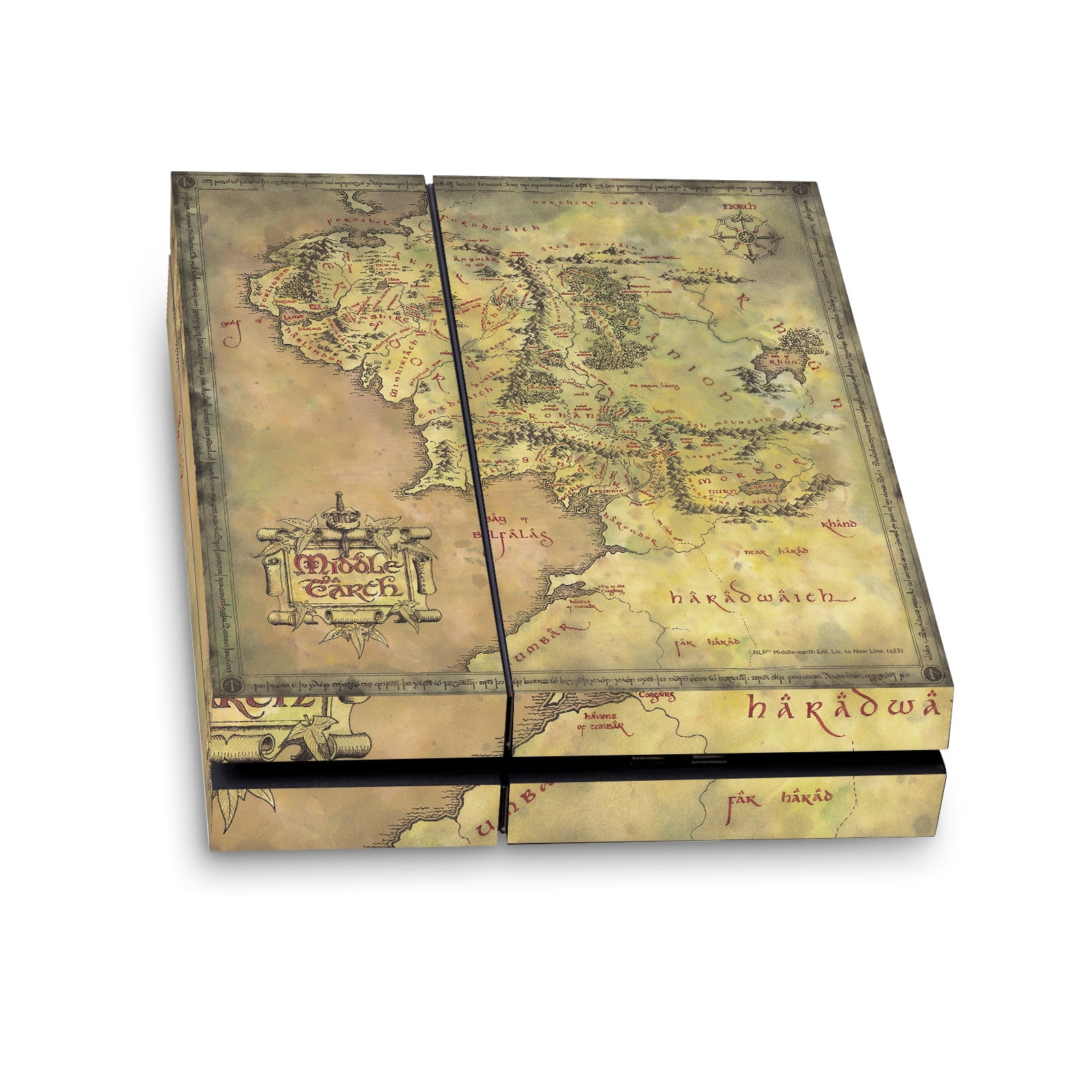 The Lord Of The Rings The Fellowship Of The Ring Graphic Art Map Of The ...