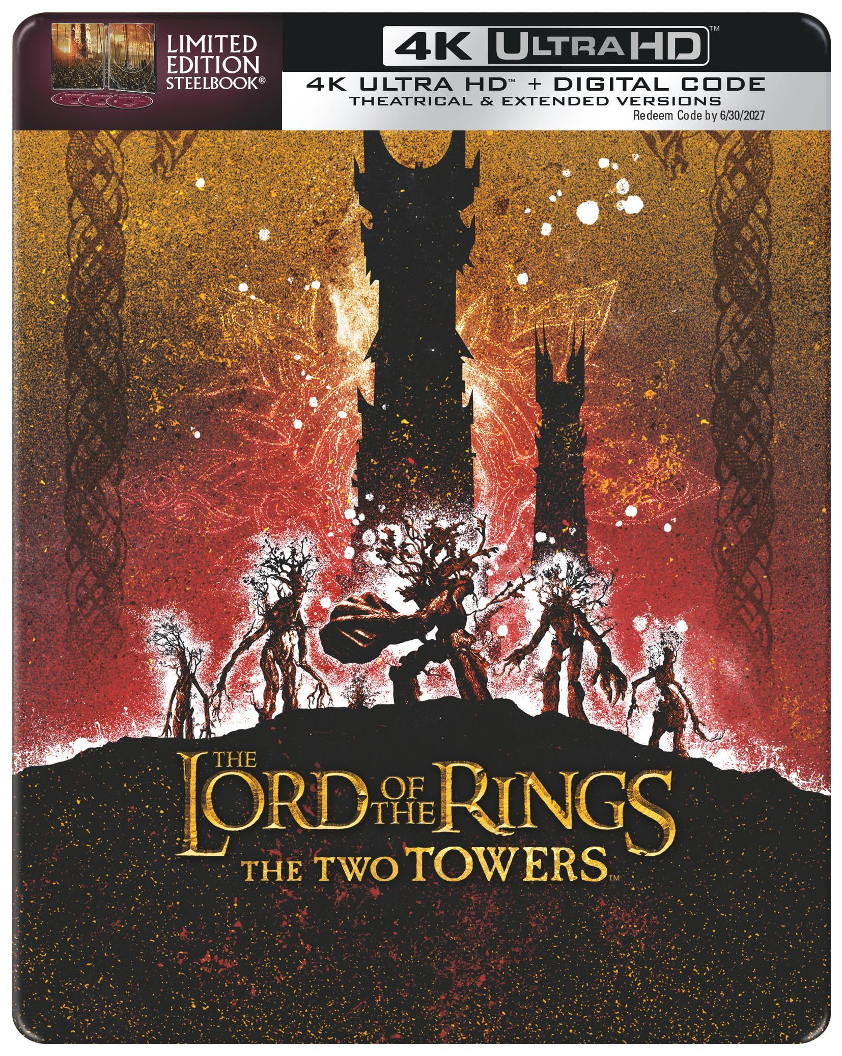 The Lord Of The Rings: The Two Towers (Steelbook) (4K Ultra HD + Digital Copy), Action, New Line ...
