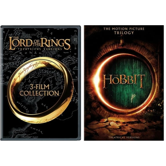 Lord Of The Rings & Hobbit Trilogies - Movie Edition (9 DVD SET, WS ...