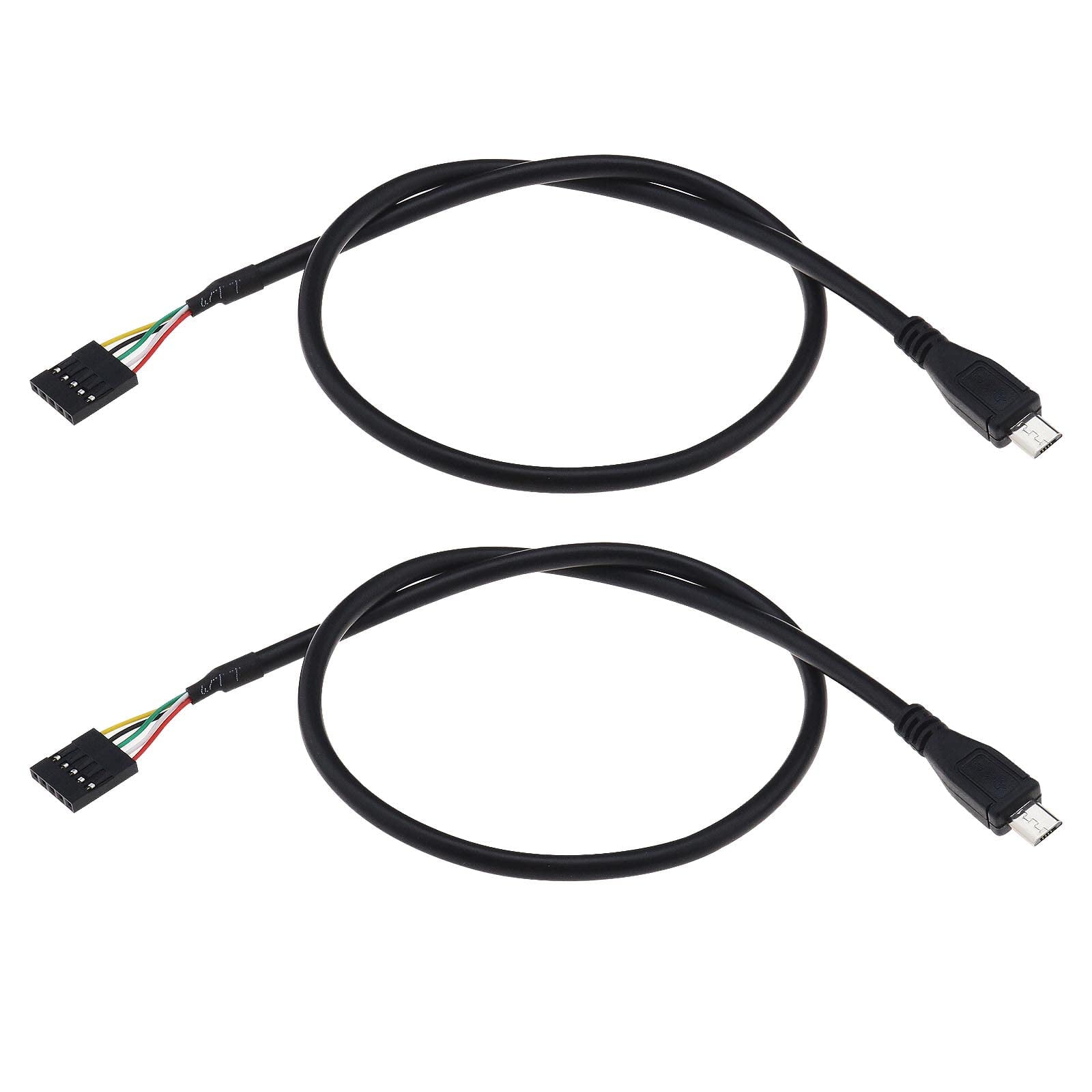 The Lord of the Tools 2PCS USB Header to Micro USB Cable 5 Pin ...
