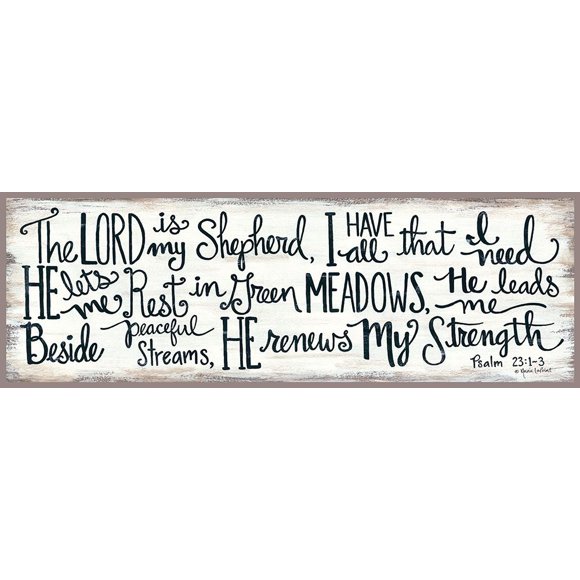 The Lord Is My Shepherd Poster