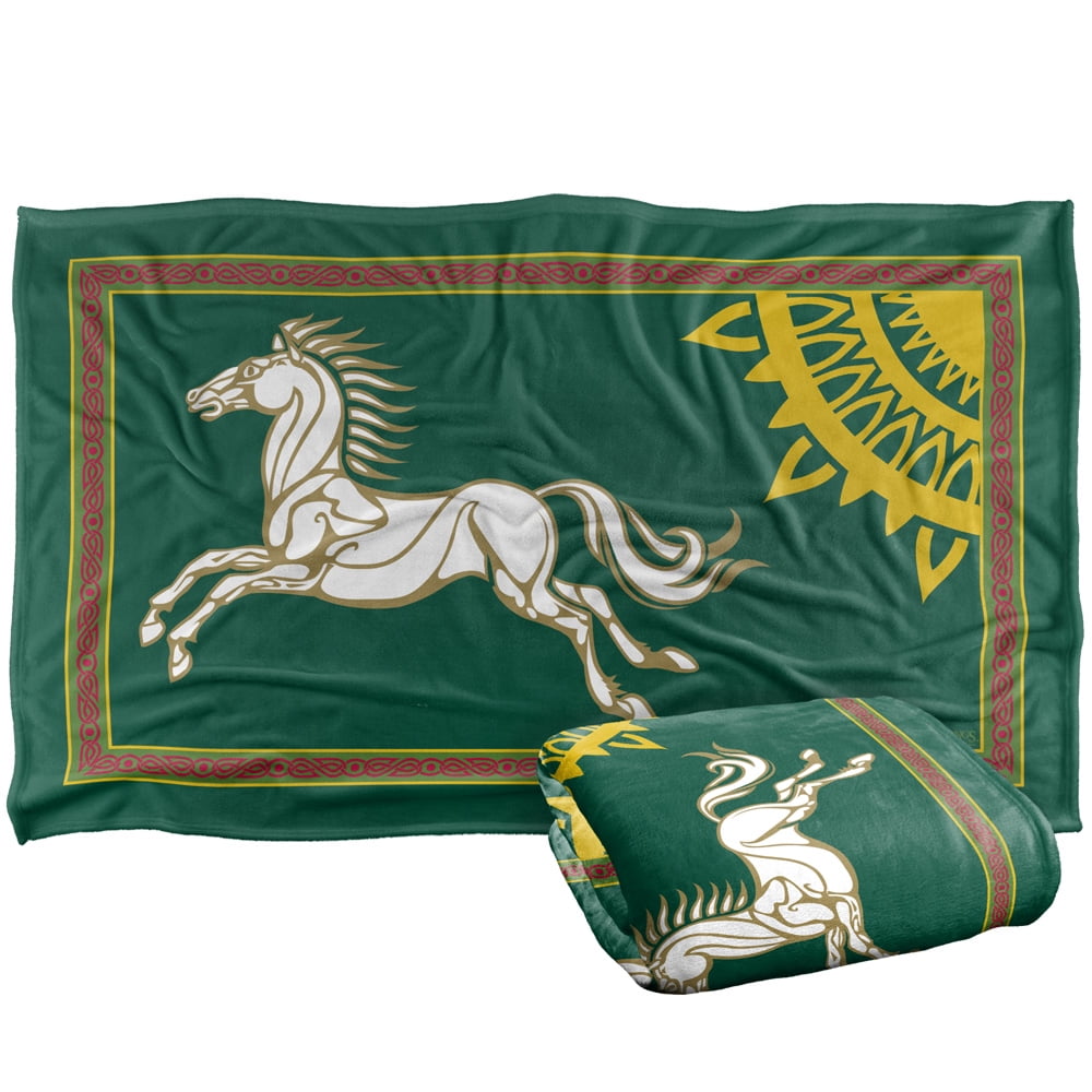 The Lord of The Rings Blanket, 36'x58' Rohan Banner Silky Touch Super ...