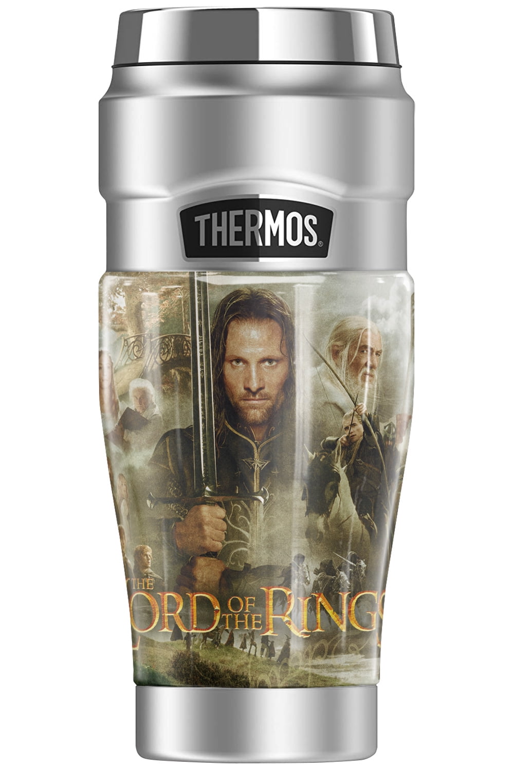 The Lord of The Rings Trilogy Poster THERMOS STAINLESS KING Stainless ...