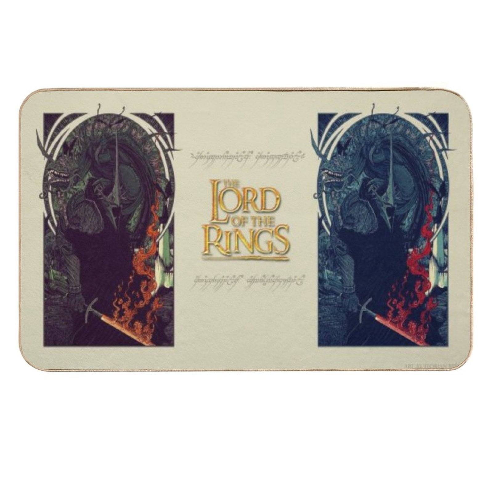 The Lord of the Rings 2025 Doormat Indoor Entrance 19.6” x31.4” Modern ...