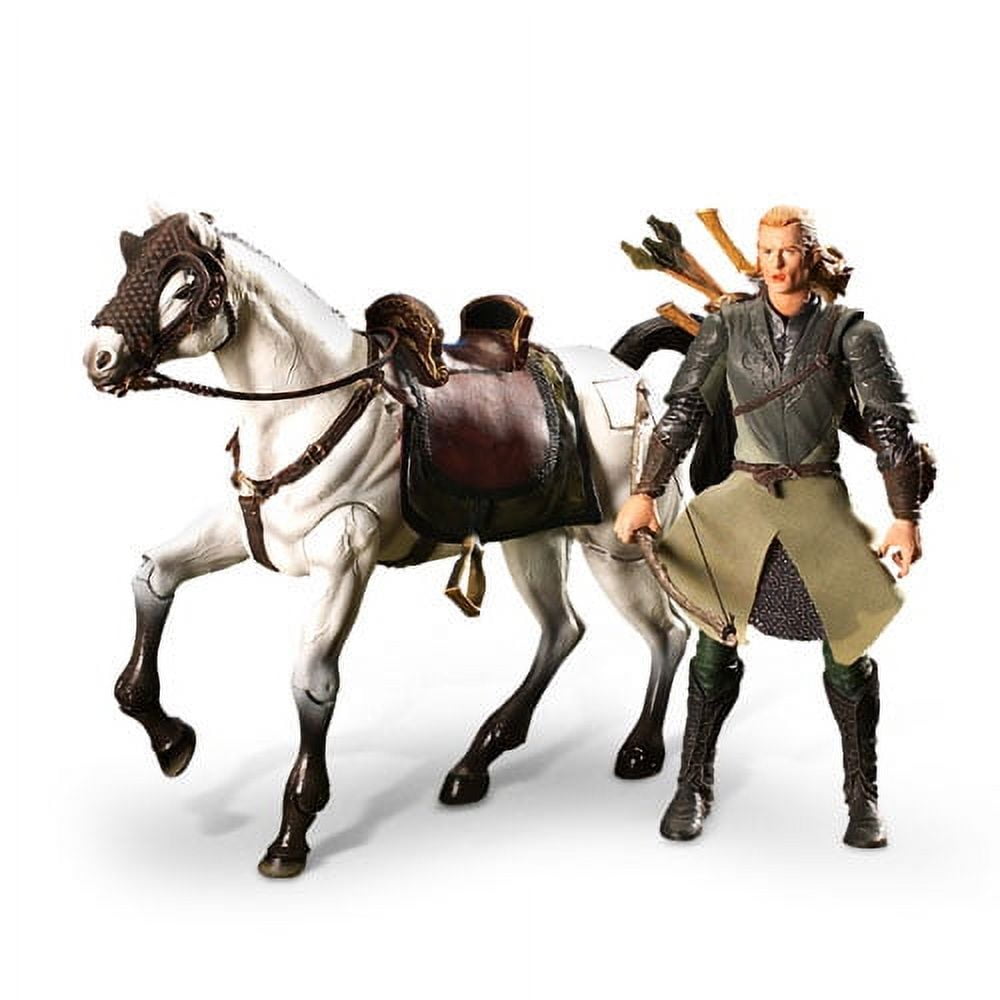 The Lord of the Rings Deluxe Horse and Rider Set Legolas with Horse ...