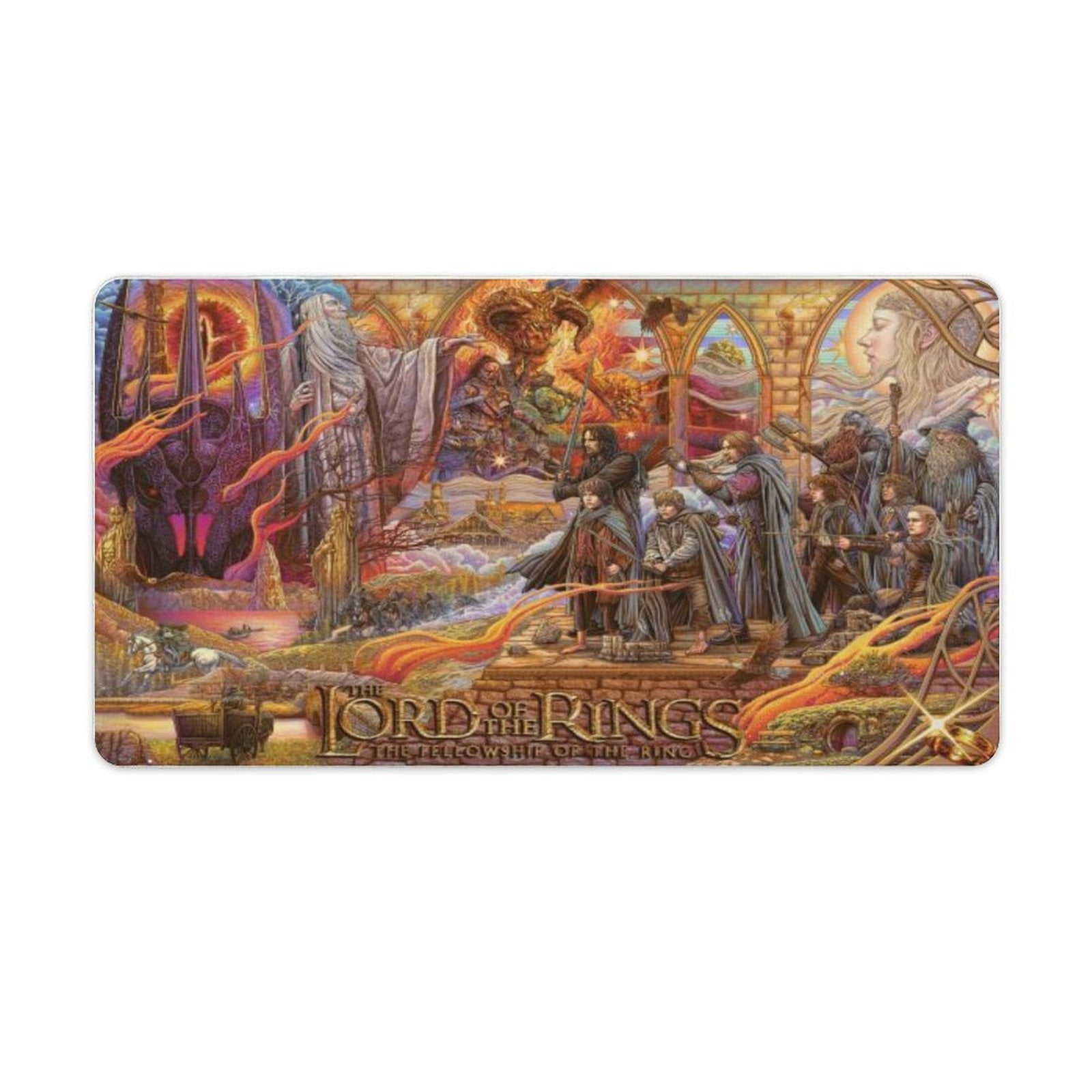 The Lord of the Rings Quotes Mouse Pad Gaming Small The Fellowship of ...