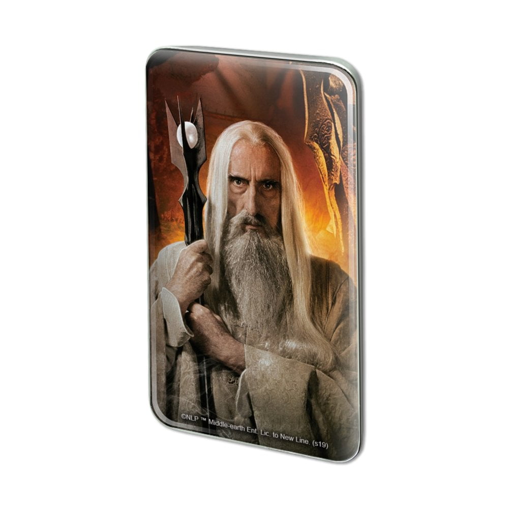 The Lord of the Rings Saruman Character Metal Rectangle Lapel Hat Pin ...
