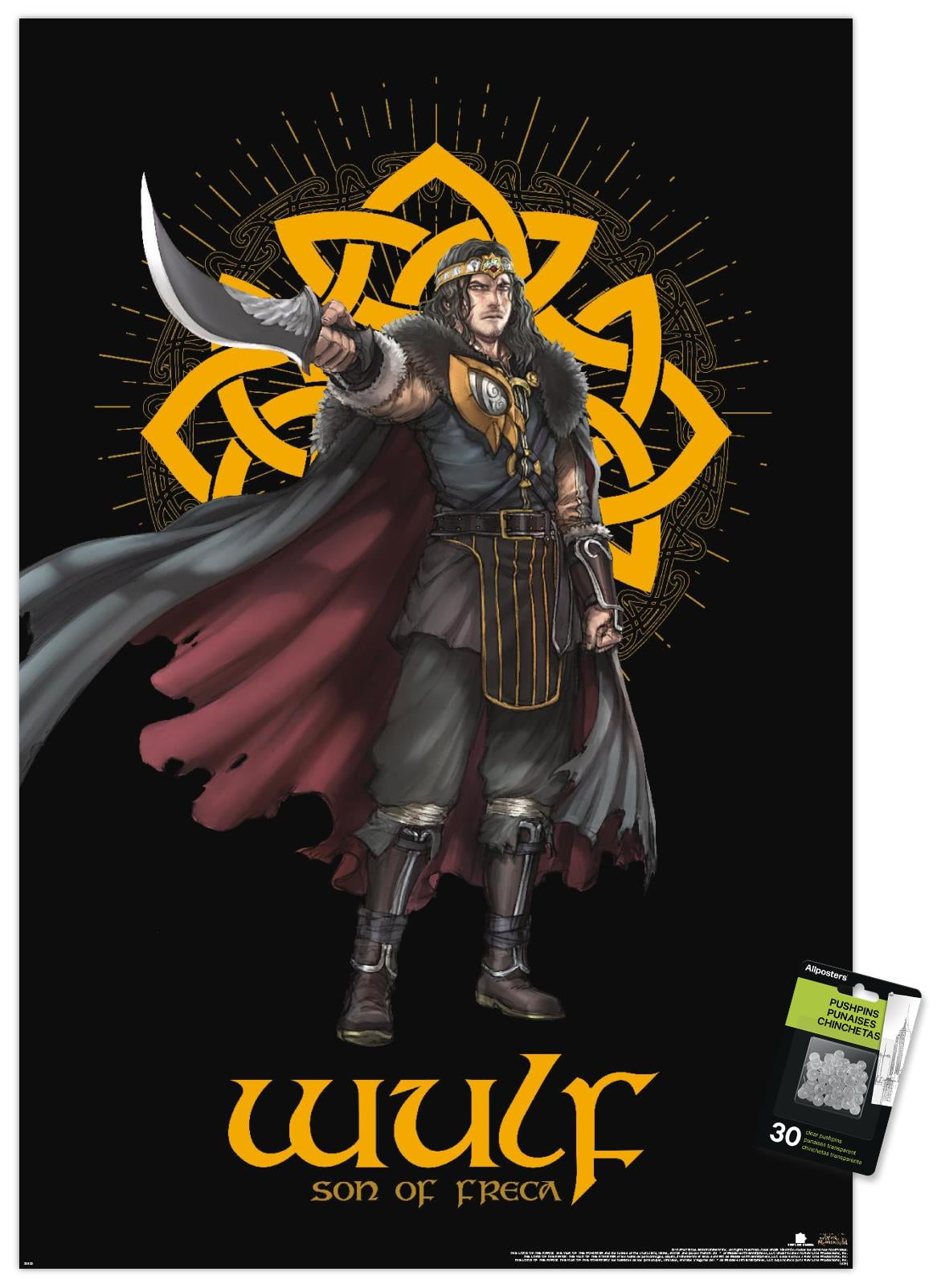 The Lord of the Rings: The War of the Rohirrim - Wulf Wall Poster with ...