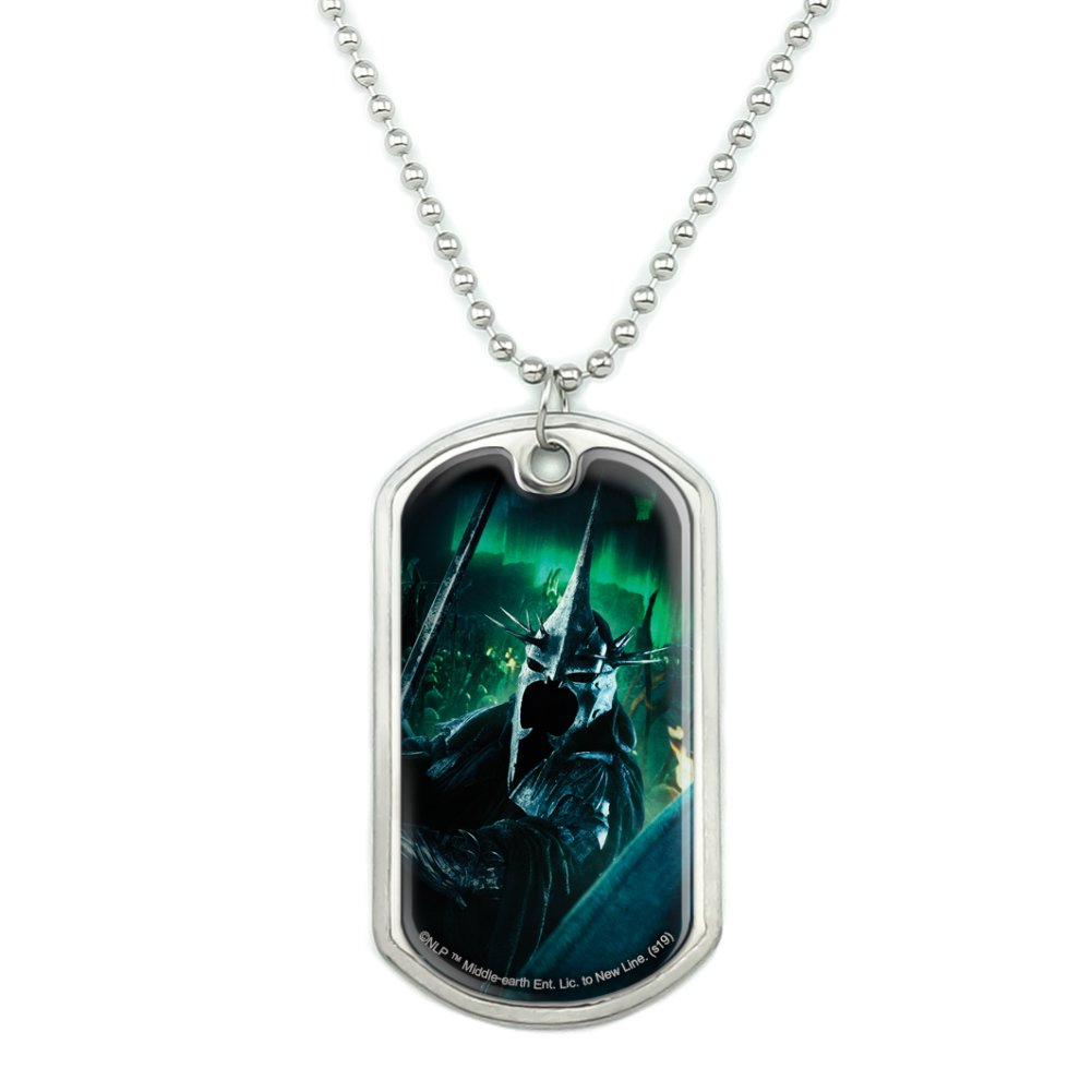 The Lord of the Rings Witch King of Angmar Character Military Dog Tag ...