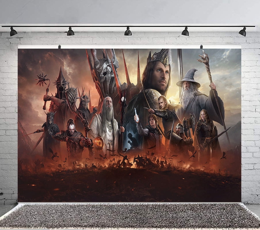 The Lord of the RingsThe War of t Backdrop Banner Party Supplies Poster ...