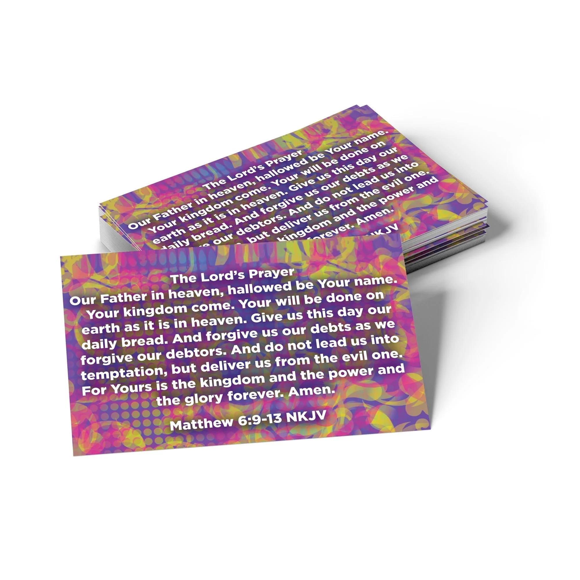 Children's Pass Along Scripture Cards - The Lord's Prayer, Pack of 25 ...