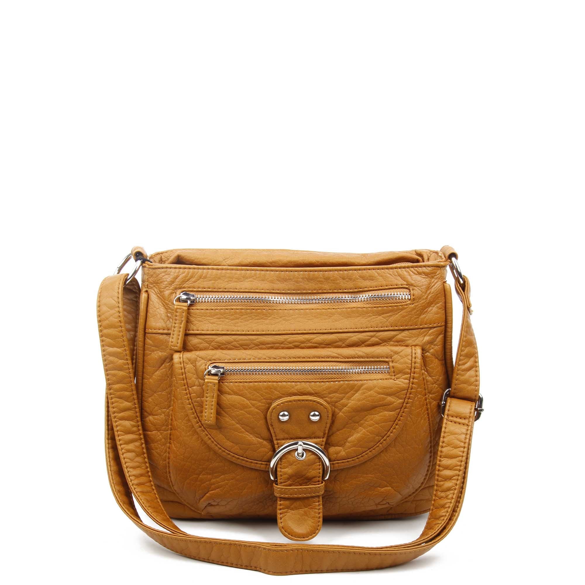 The Lorie Women Crossbody Bag by Ampere Creations - Light Brown ...