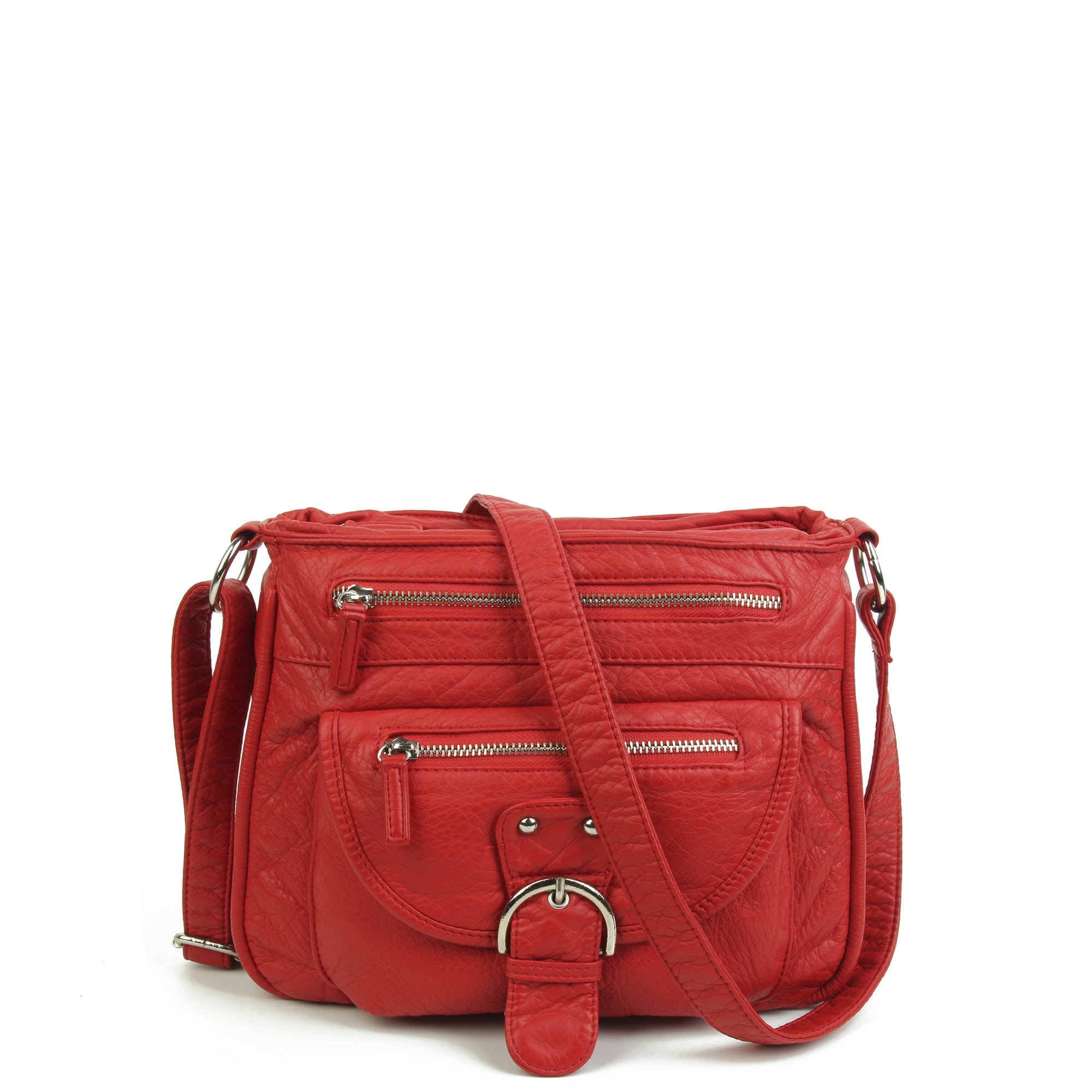 The Lorie Women Crossbody Bag by Ampere Creations - Poppy Red - Walmart.com