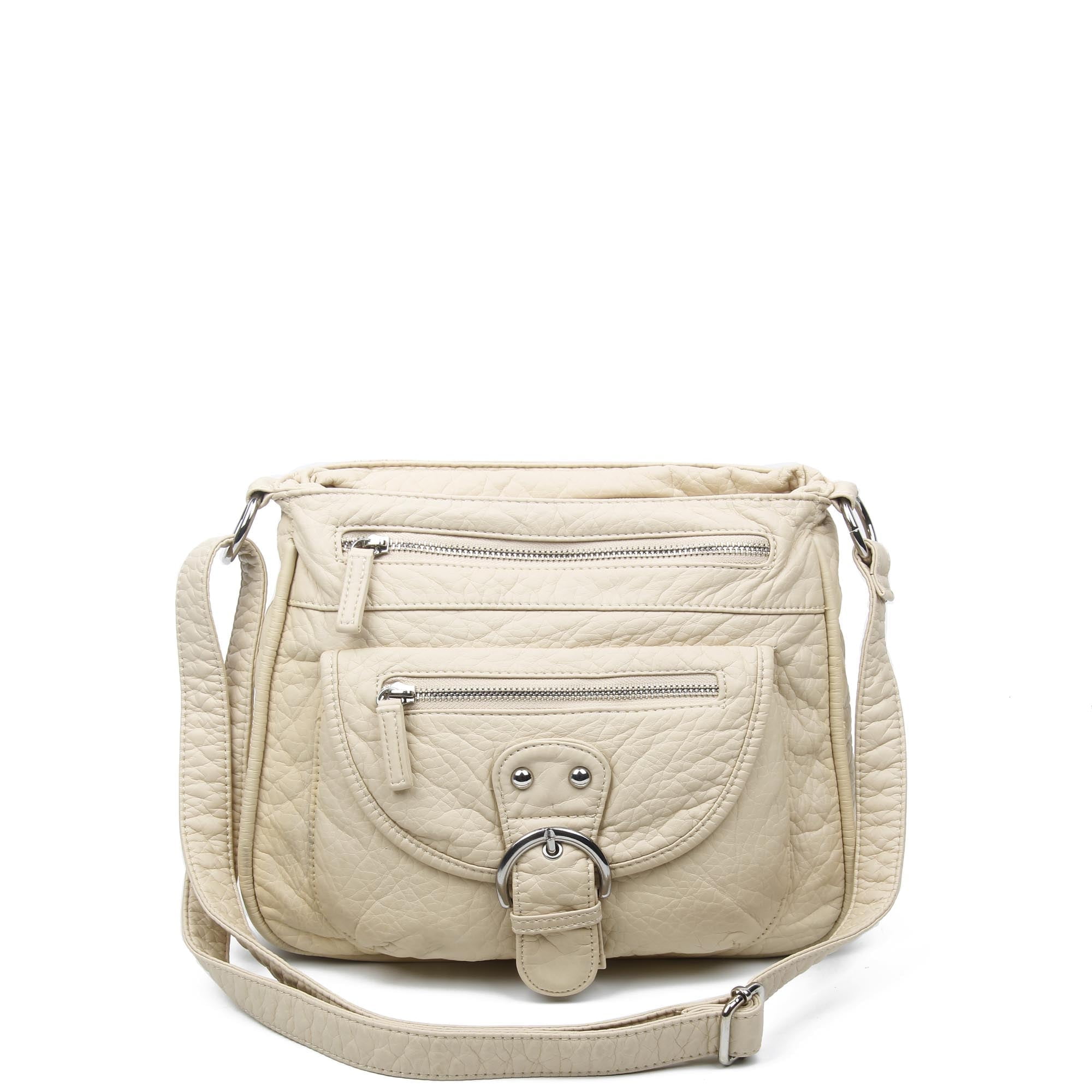 The Lorie Women Crossbody Bag by Ampere Creations - Taupe - Walmart.com