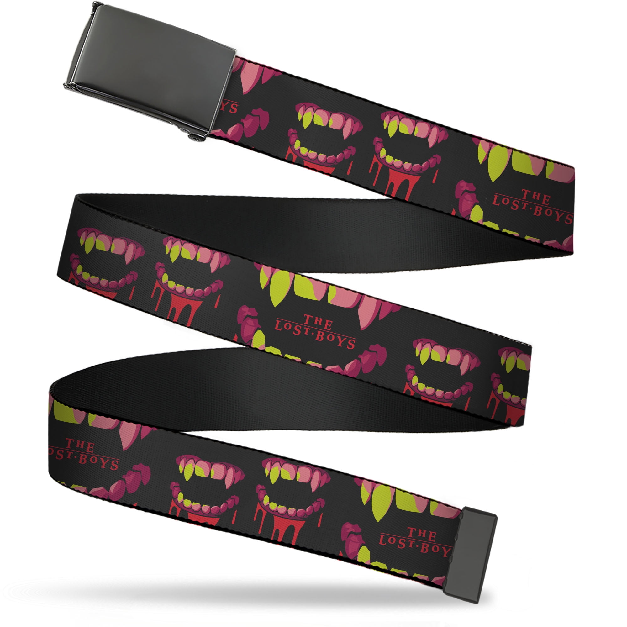 The Lost Boys Belt, Flip Web Belt The Lost Boys Teeth Fangs Logo ...