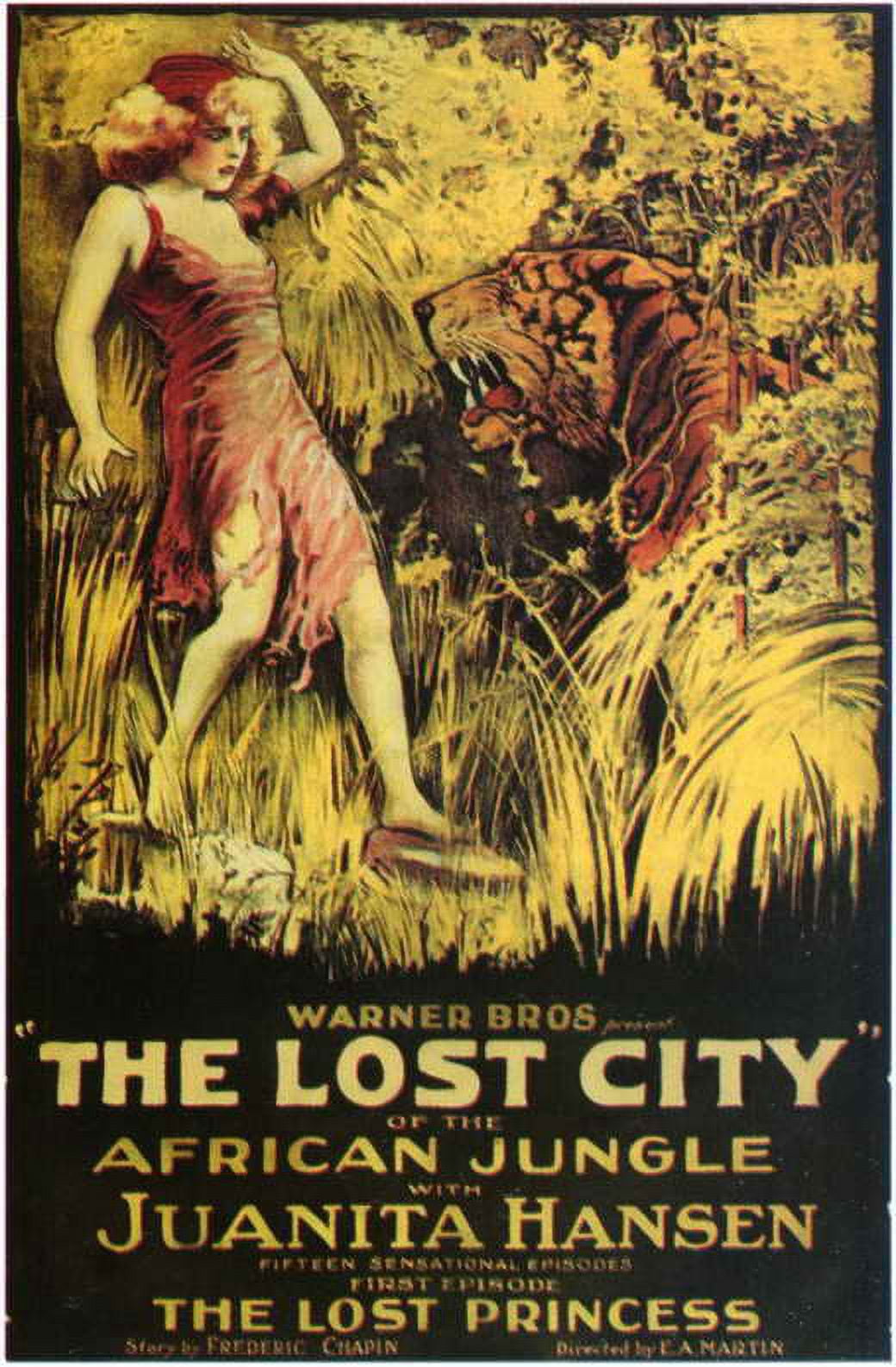 The Lost City - movie POSTER (Style A) (11" x 17") (1920) - Walmart.com