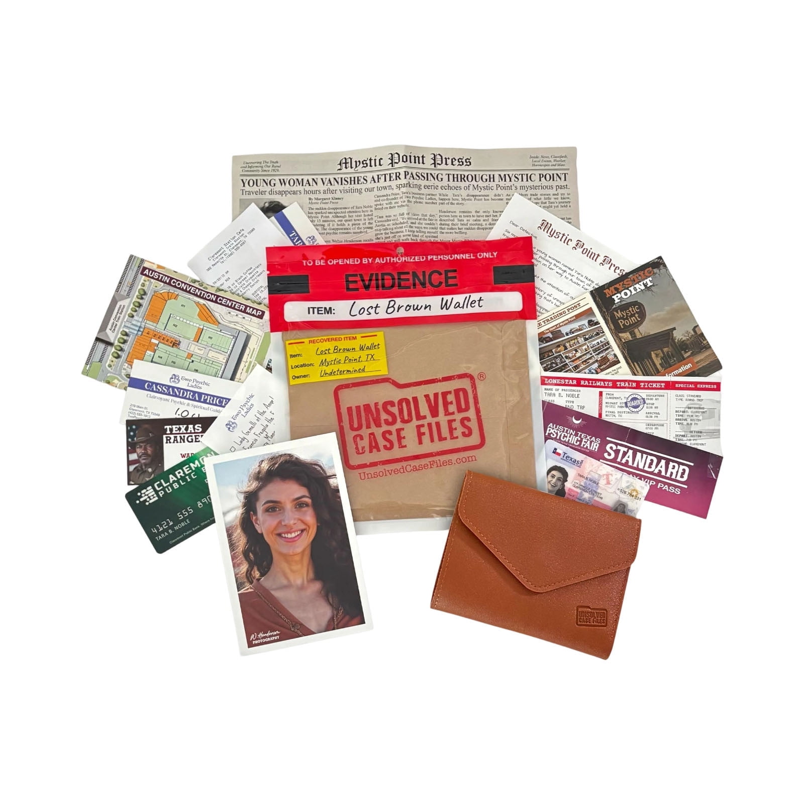 The Lost Wallet Detective Puzzle Game, Interactive Mystery Case File ...