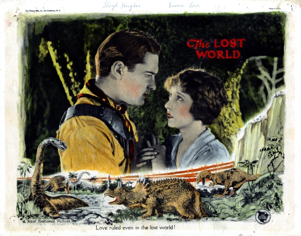 The Lost World From Left Lloyd Hughes Bessie Love 1925 Movie Poster ...