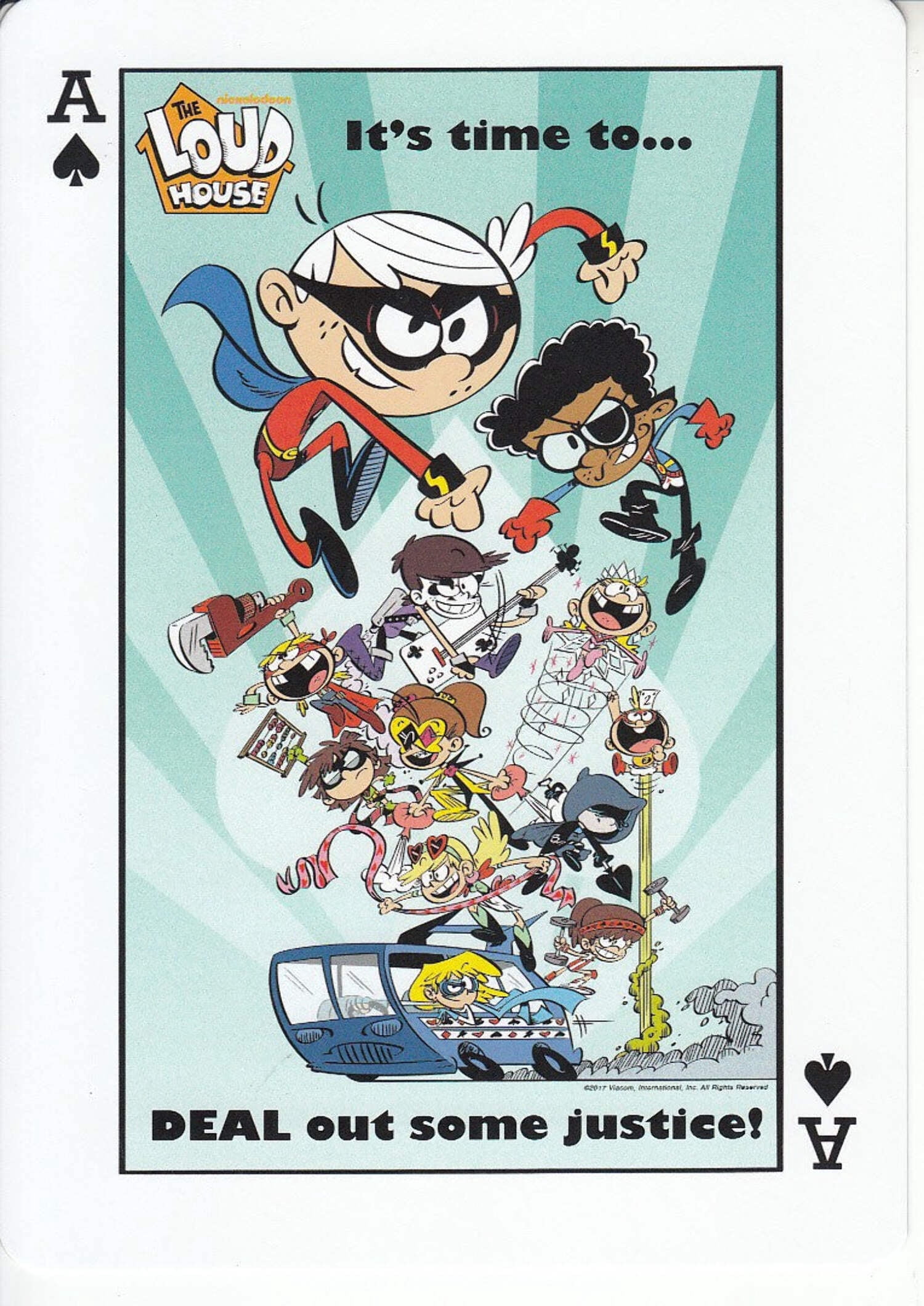 The Loud House 2017 Comic-Con 5x7 promo playing card - Walmart.com