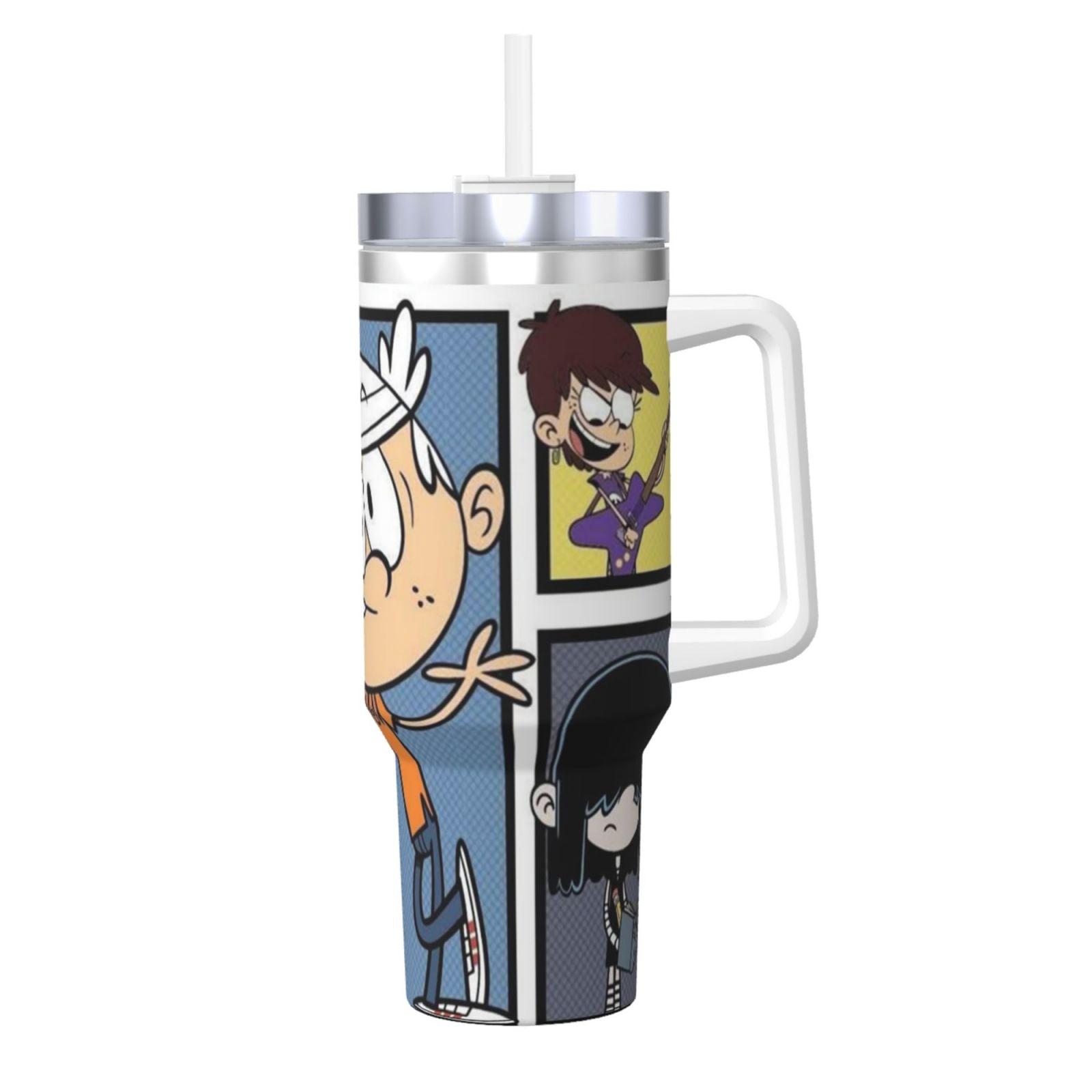 The Loud House 40 Oz Stainless Steel Tumbler Car Cup Insulated Water ...