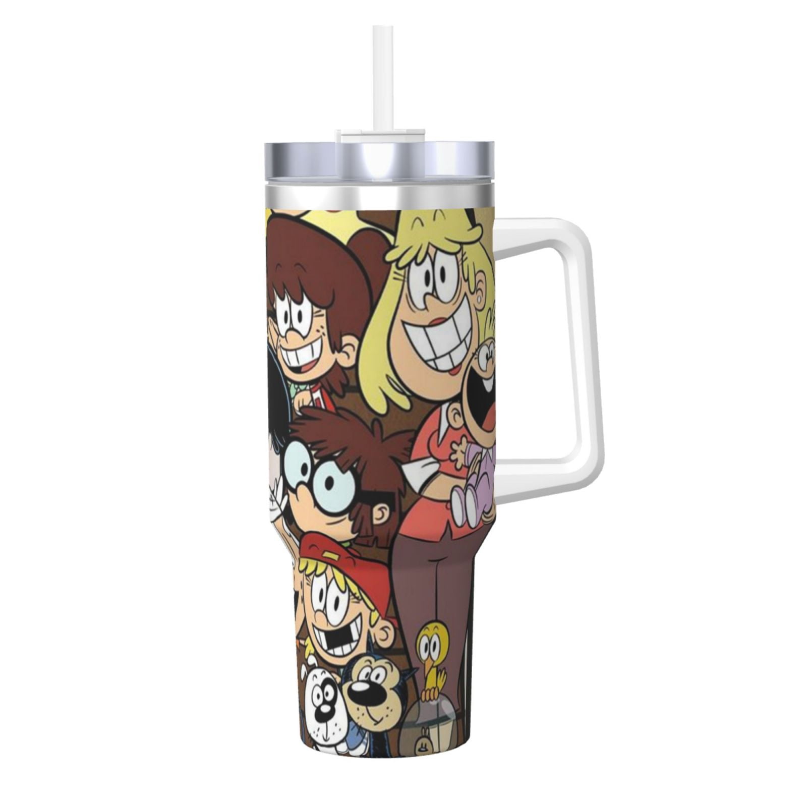 The Loud House 40 Oz Stainless Steel Tumbler Car Cup Insulated Water ...
