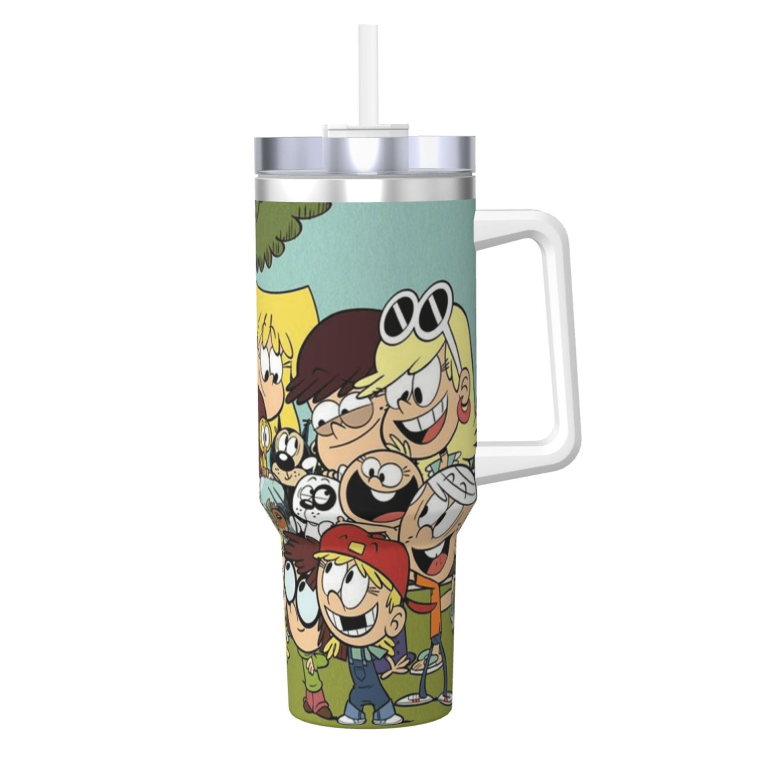 The Loud House 40 Oz Stainless Steel Tumbler Car Cup Insulated Water ...