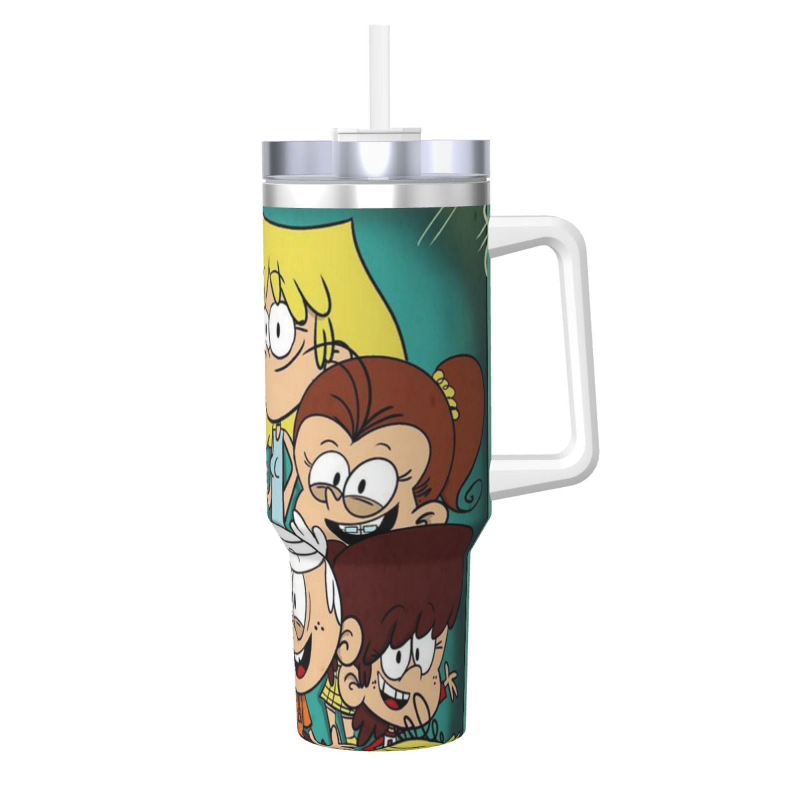 The Loud House 40 Oz Stainless Steel Tumbler Car Cup Insulated Water ...