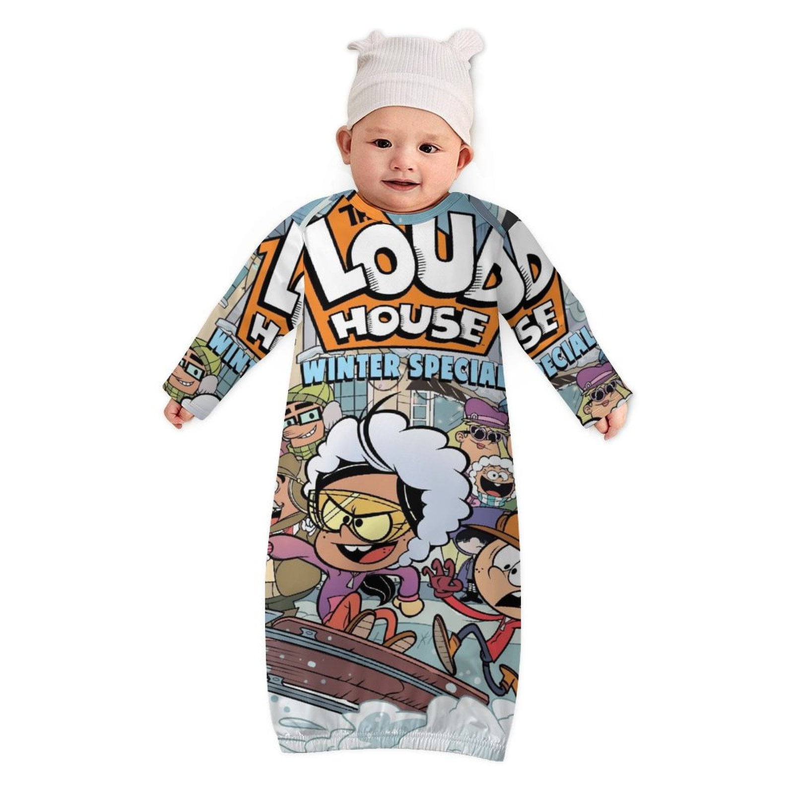 The Loud House Baby Boy And Girls Sleeper Gown Newborn to Infant ...