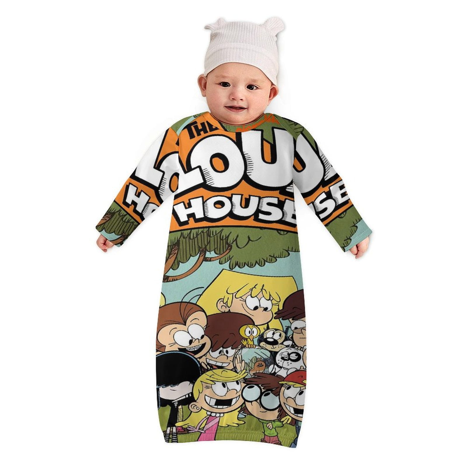 The Loud House Baby Boy And Girls Sleeper Gown Newborn to Infant ...