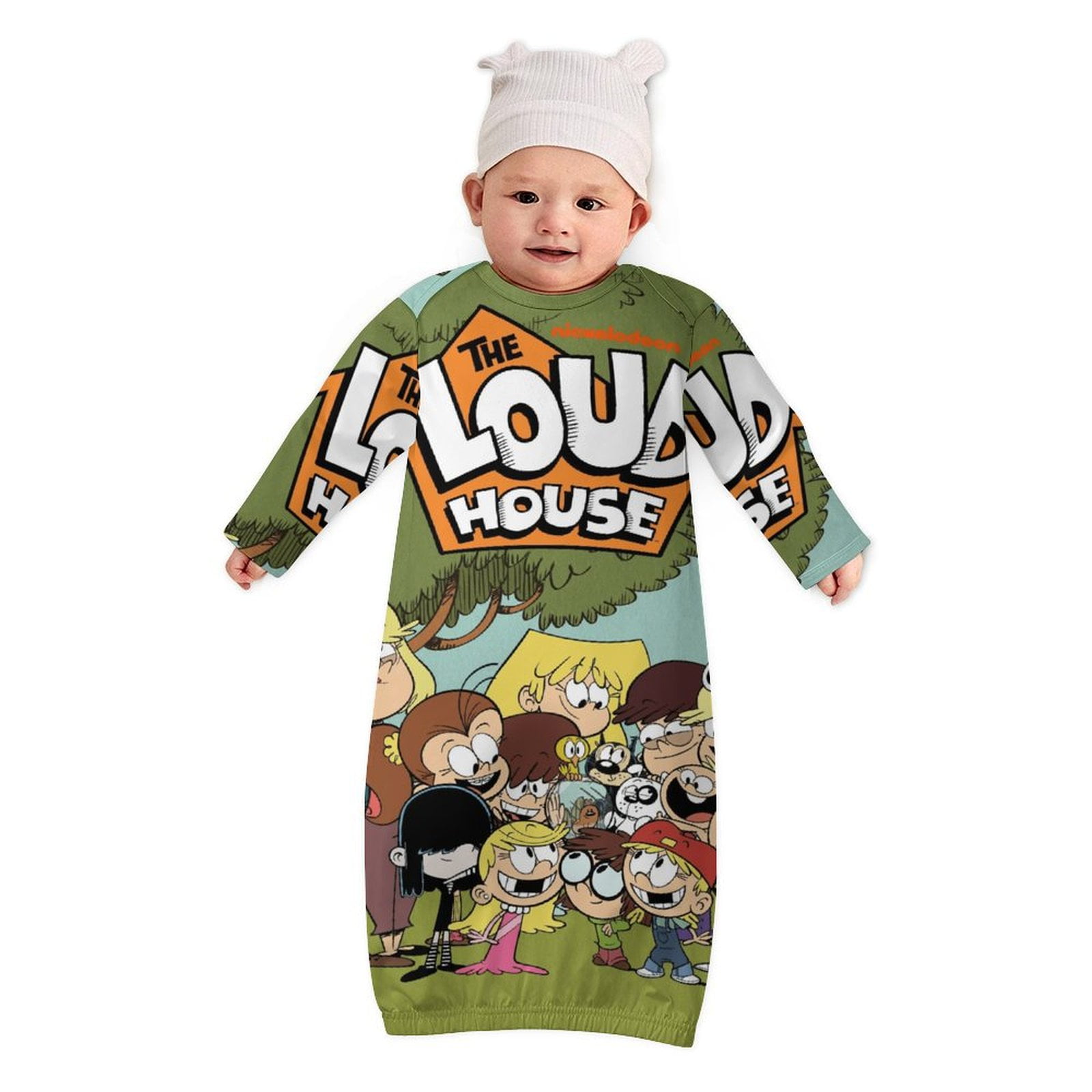 The Loud House Baby Boy And Girls Sleeper Gown Newborn to Infant ...