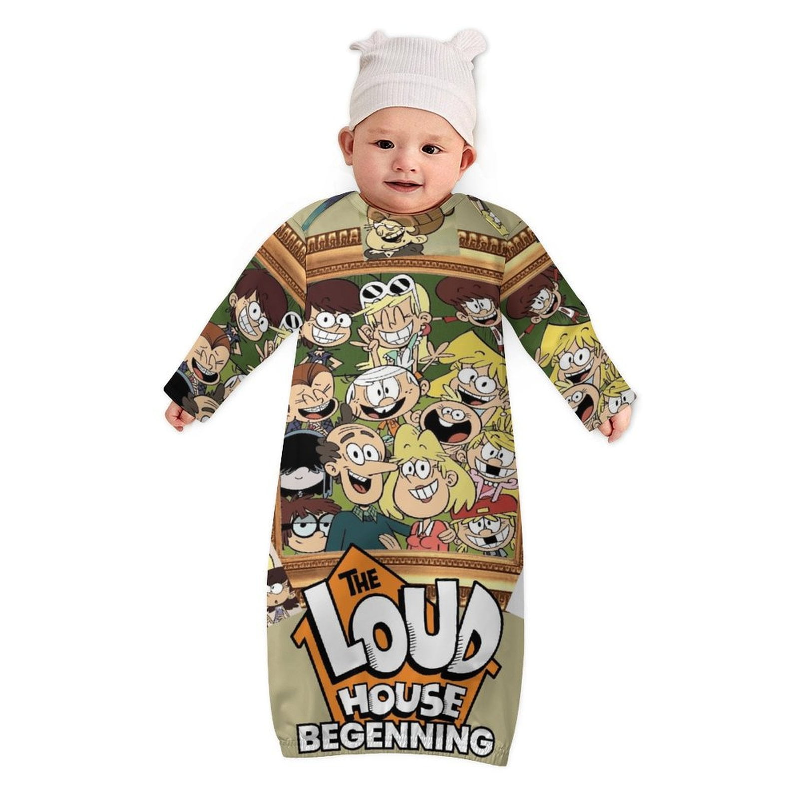 The Loud House Baby Boy And Girls Sleeper Gown Newborn to Infant ...