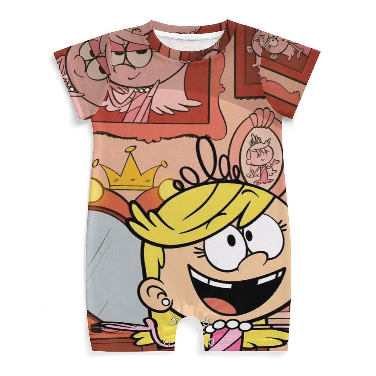 The Loud House Baby Boy Girl Short Sleeve Romper Clothing Set Print ...