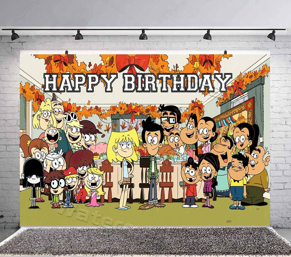 The Loud House Backdrop Banner Party Supplies Poster Movie Theme ...
